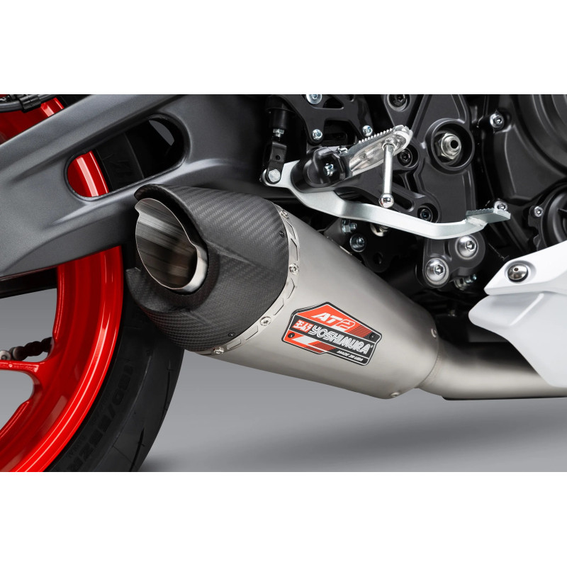 R7 22-23 / MT-07 17-23 YOSHIMURA RACE AT2 STAINLESS FULL EXHAUST