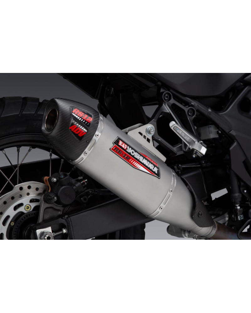 Honda XL 750 TRANSALP 23-24 YOSHIMURA RS-12 STAINLESS SLIP-ON EXHAUST