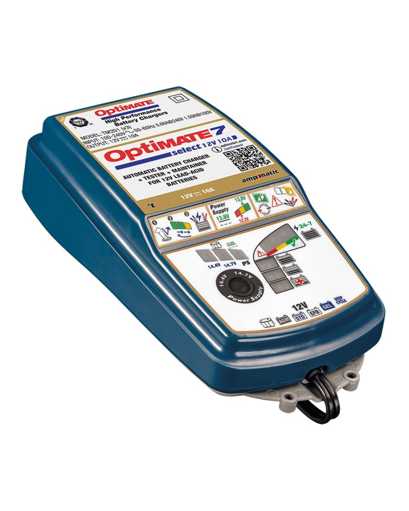 TecMate battery chargers Optimate 7 Select Gold series | Euro Racing