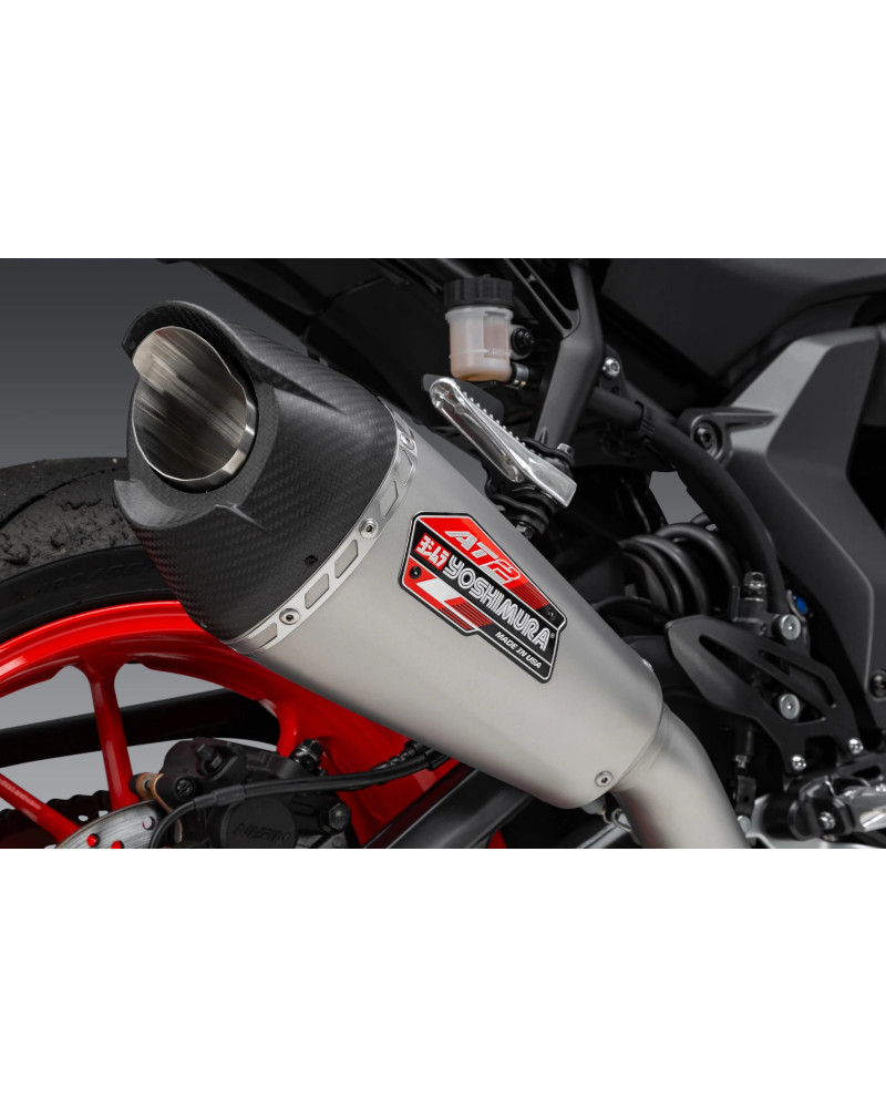 Kit montaggio alto Yoshimura silenziatore inox AT2 per Yamaha R7 22-24