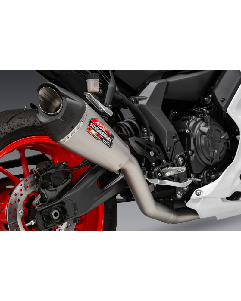 Kit montaggio alto Yoshimura silenziatore inox AT2 per Yamaha R7 22-24