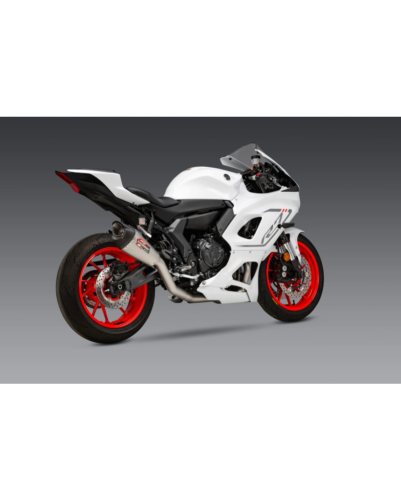 Kit montaggio alto Yoshimura silenziatore inox AT2 per Yamaha R7 22-24