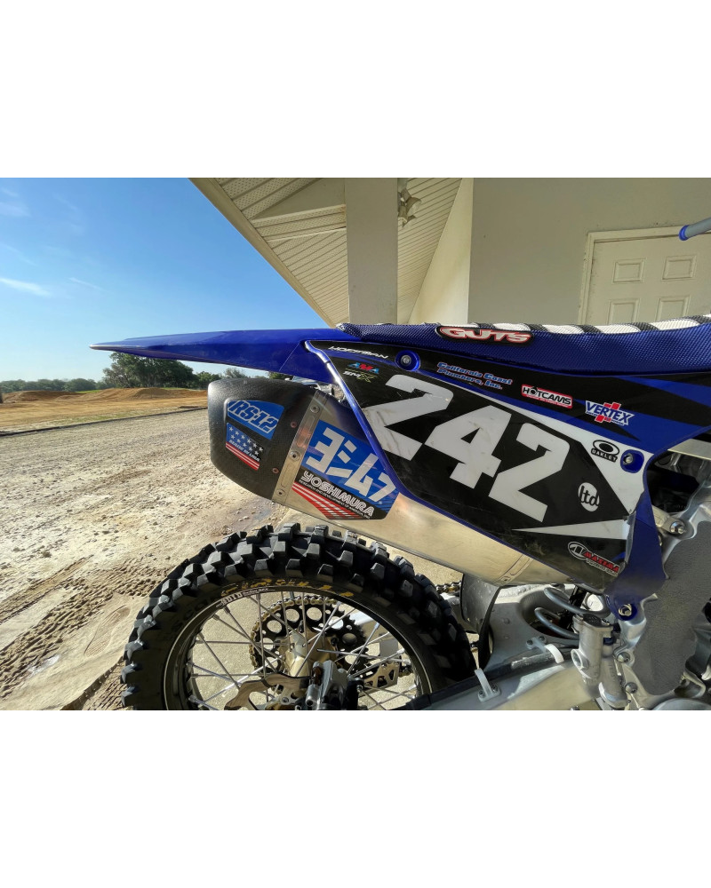 Yoshimura RS-12 OE Branded Four Piece Decal Kit Blue | Euro Racing
